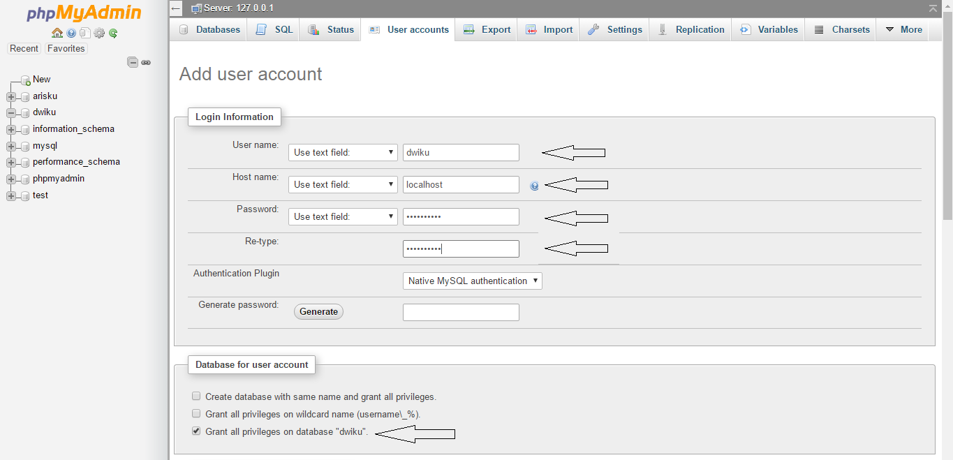 Cara Membuat Database XAMPP ~ TUTORIALKU