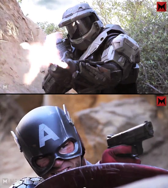 Edi Wow!: Master Chief vs Captain America
