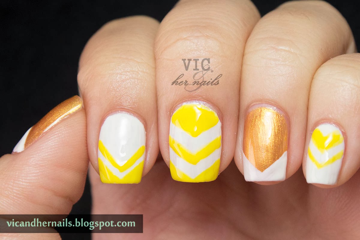 Vic and Her Nails: Born Pretty Store Yellow Liner Nail Polish Review