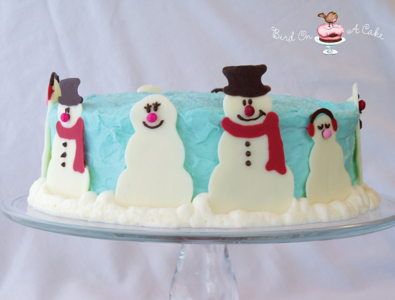 Bird On A Cake: Snowman Cake