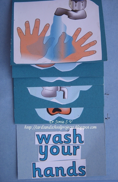 Cards ,Crafts ,Kids Projects: Health & Hygiene Interactive Chart