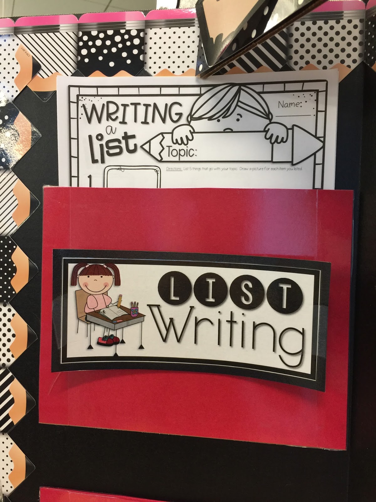 Teaching With Terhune: Writing Center Board with Tons of Activities for ...