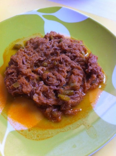 DISFRUTA COCINAR: CARNE DESHEBRADA CON EJOTES