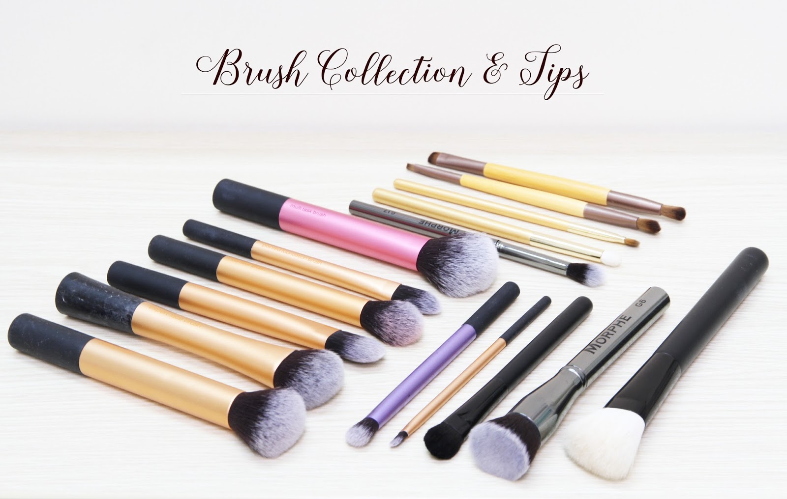 [ Makeup 101 ] My makeup brush Collection + Tips on choosing brushes