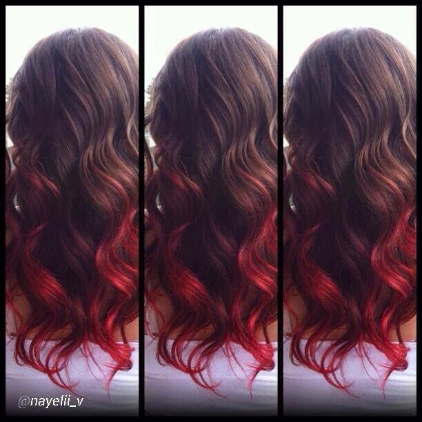 Fotos de tintes rojos con mechas - Imagui