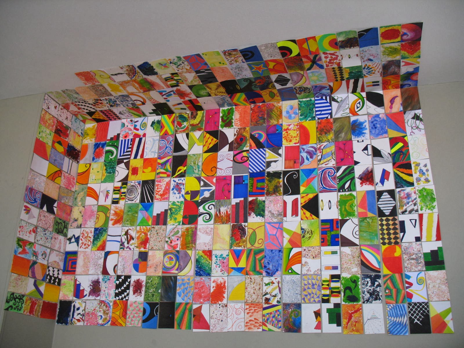 Diseño Básico II U Tadeo: Trabajo en equipo - (Mural y collage)