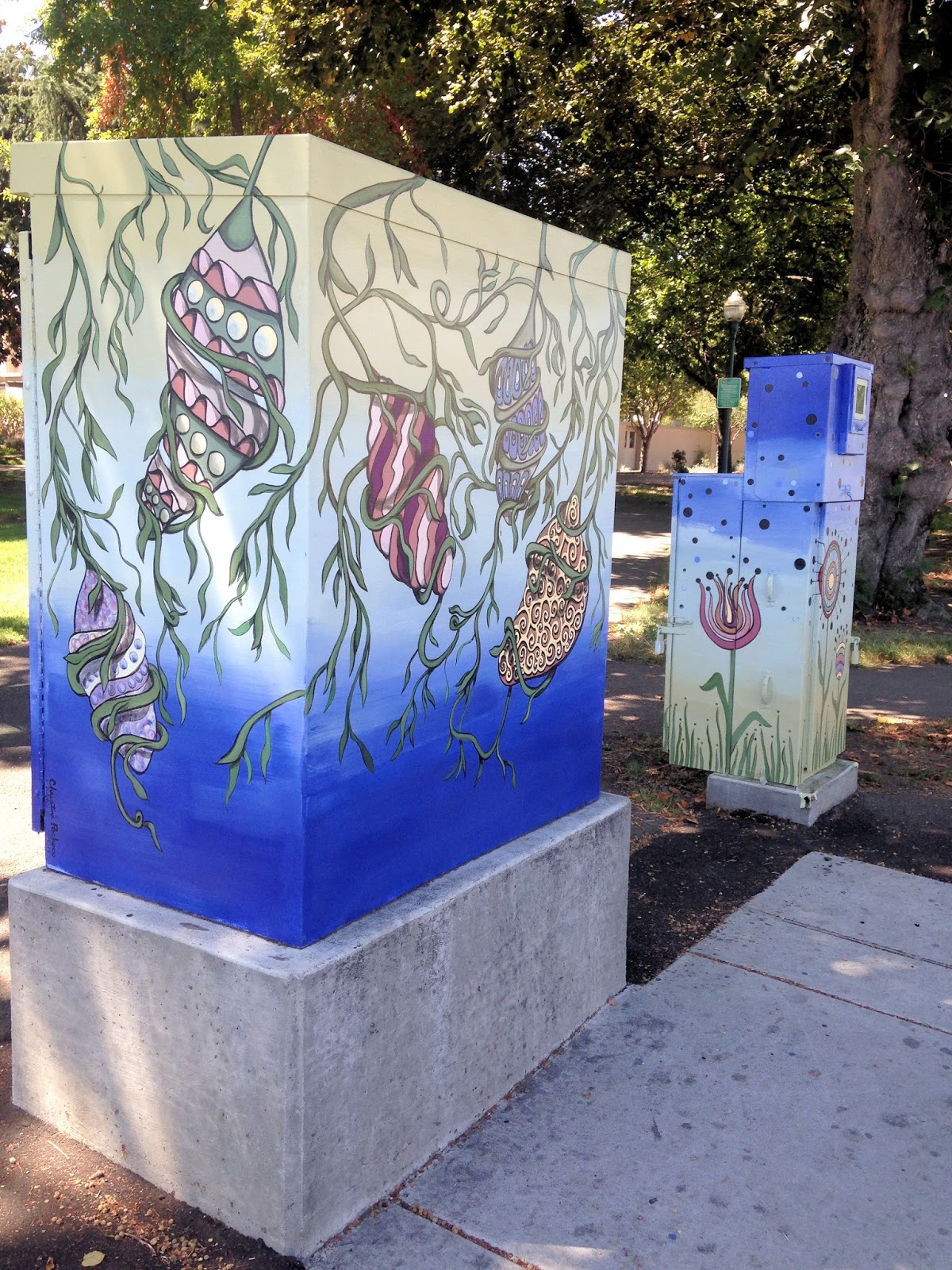 PachecoArt: Utility Box Murals
