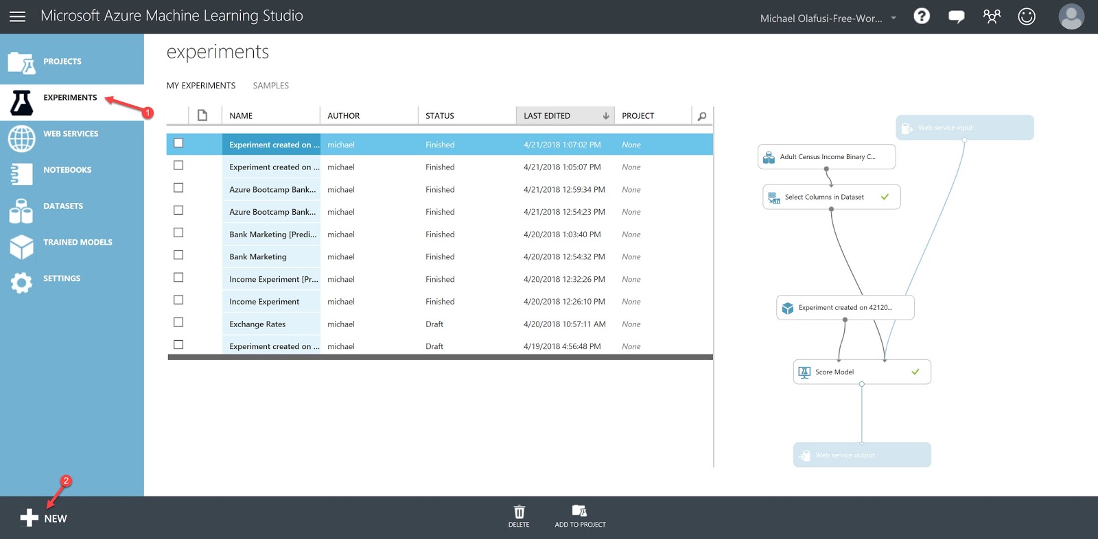 Easy Steps To Creating And Deploying A Predictive Model Using Azure ...