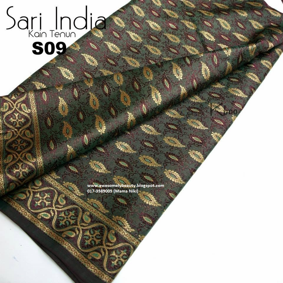 BEAUTY AS WE ARE: KAIN TENUN INDIA SARI MANIS IS BACK! LIMITED STOCK UOLS!