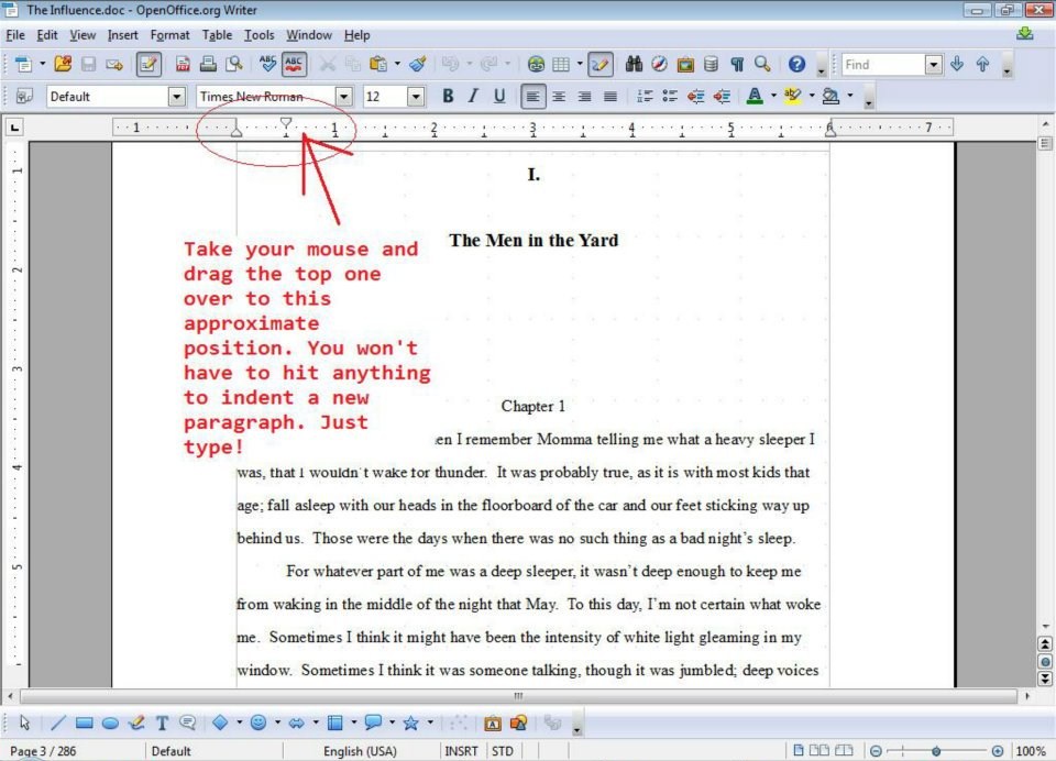 Pamela Caves How To Indent Without Using Tabs