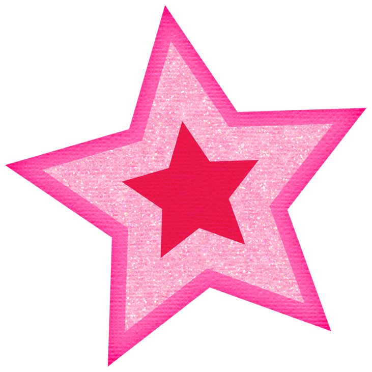 Pink Star Clip Art