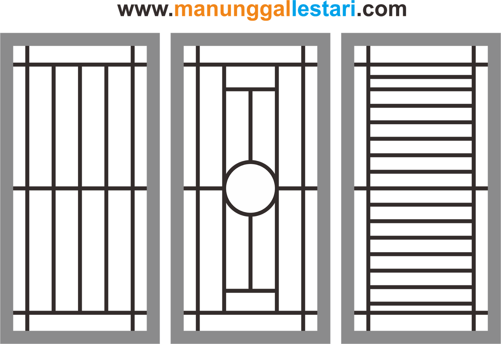 Model Gambar Teralis Minimalis Jendela - Manunggal Lestari