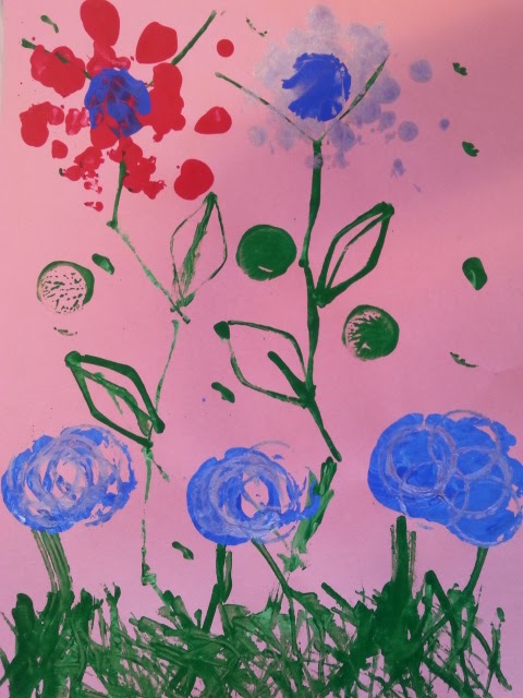 a faithful attempt: Printmaking Flowers