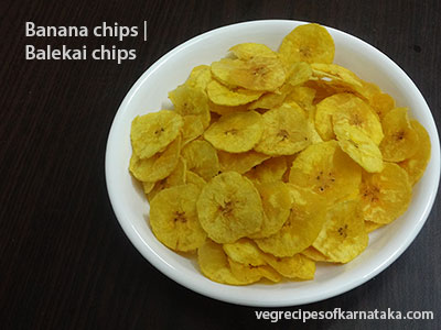 Kannada Aduge | Recipes in Kannada: balekai chips recipe in Kannada ...