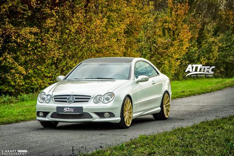 Mercedes-Benz W209 CLK55 AMG on Deluxe Wheels | BENZTUNING