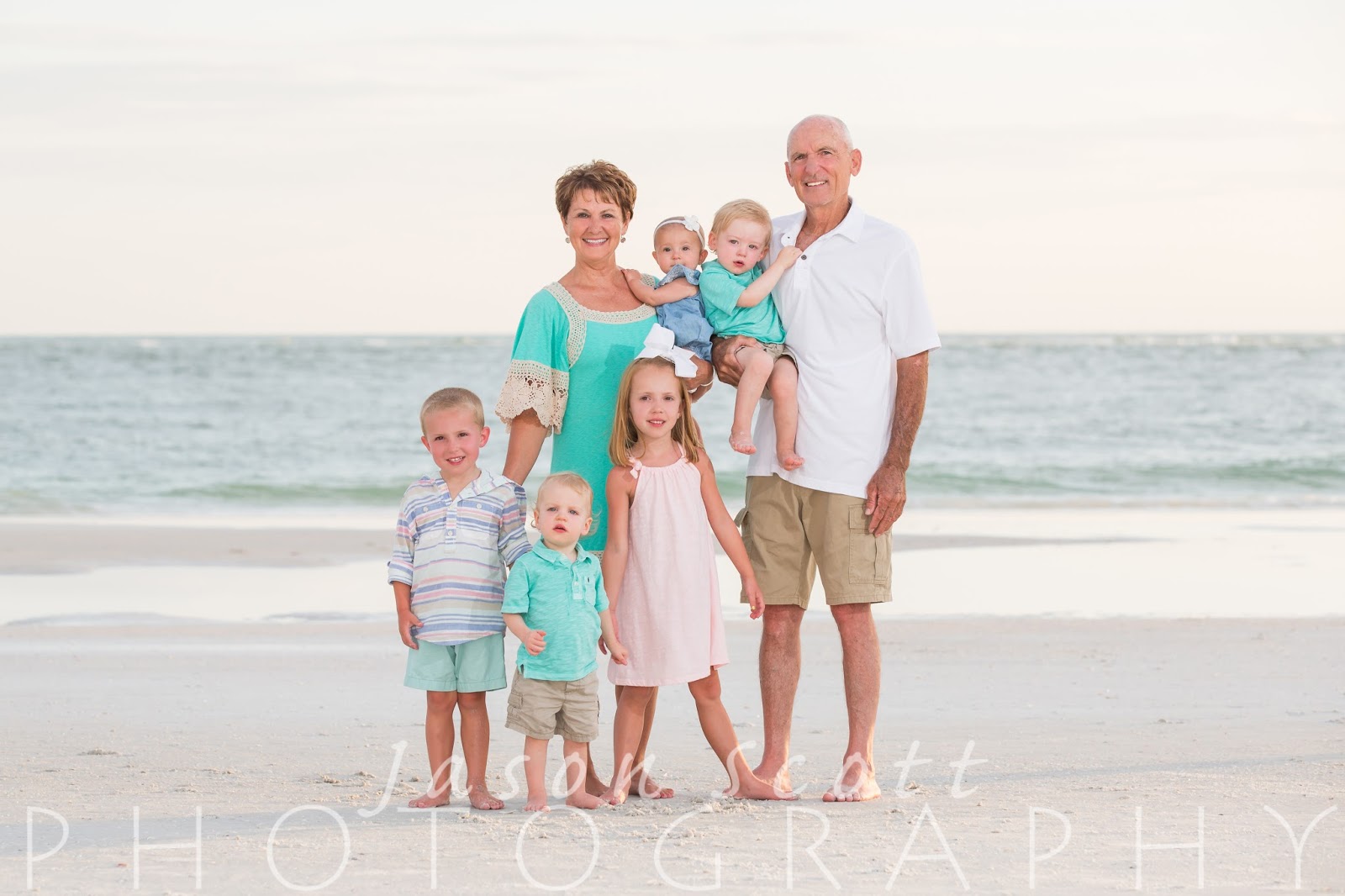 Siesta Key Beach Portraits - Groves Family | Jason Scott Photography