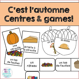 French fall resources - Primary French Immersion Resources