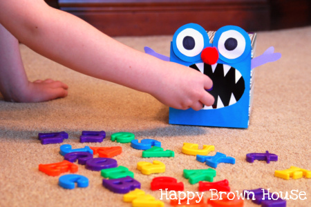 Totally Tots: Feed the Monster Language Game ~ Once Upon a Book