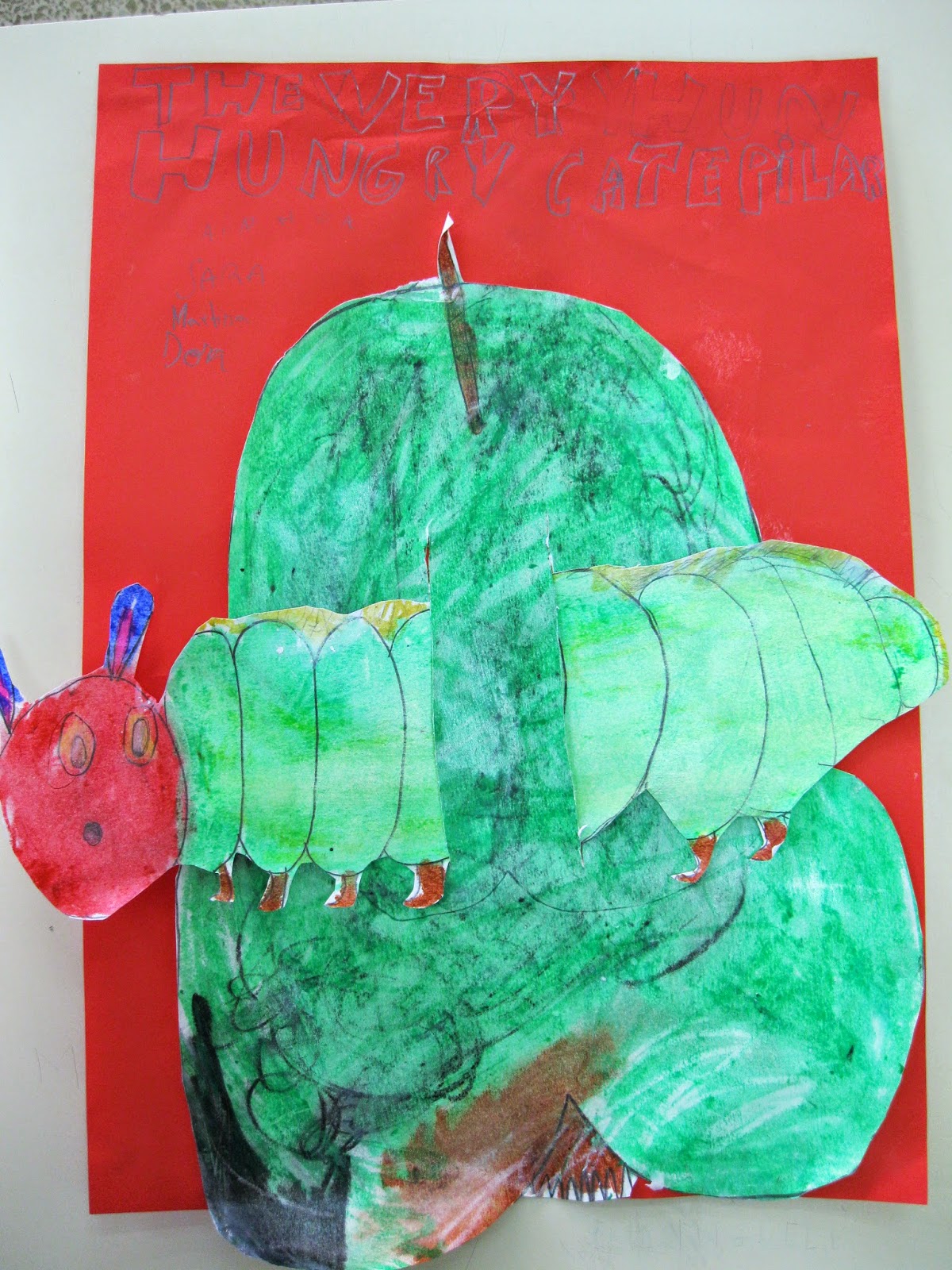 Les Roquetes English Blog: Arts & Crafts: The Very Hungry Caterpillar ...