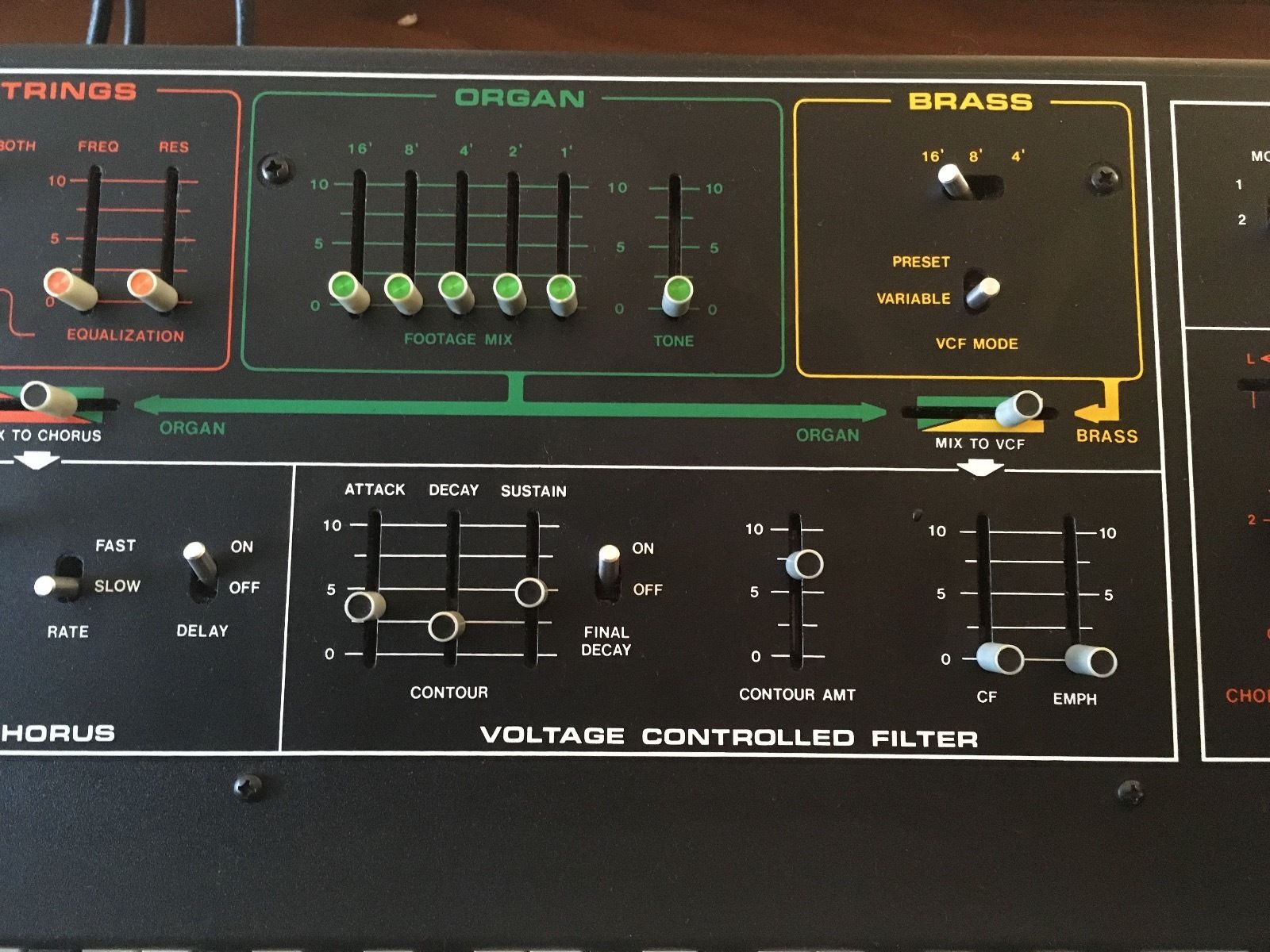 MATRIXSYNTH: Moog Opus-3 String-Brass-Organ Synth SN 5243