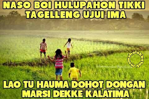 BERIKUT INI MEME TENTANG KE HIDUPAN ORANG BATAK BAGIAN 2 - PANIASI MALAI