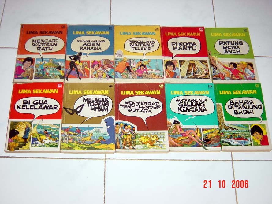 Dunia Nostalgia 80-an : Lima Sekawan aka Famous Five