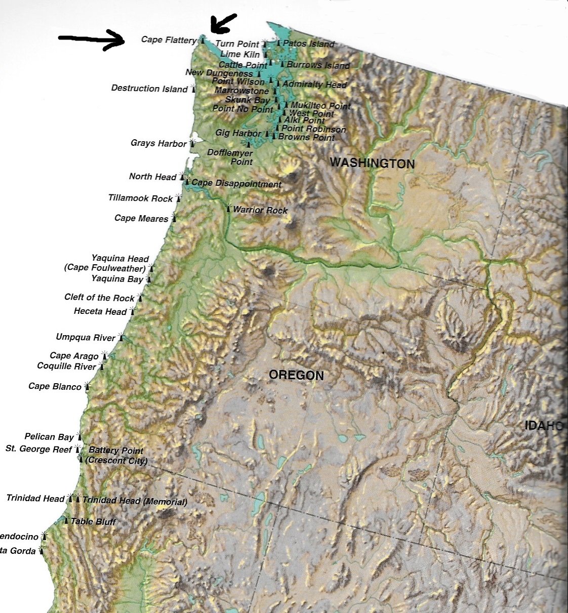 Al's Lighthouses: Cape Flattery Lighthouse - Washington