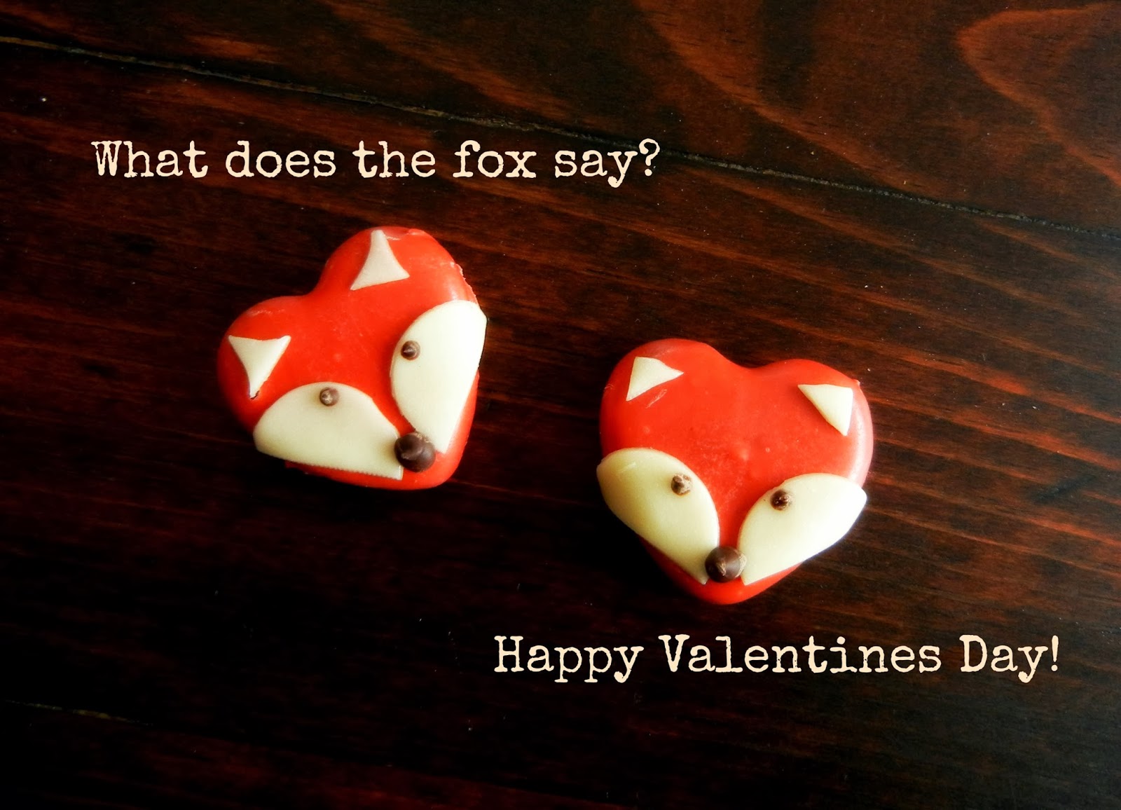 Sugar Swings! Serve Some: Candy Foxes for Valentines Day