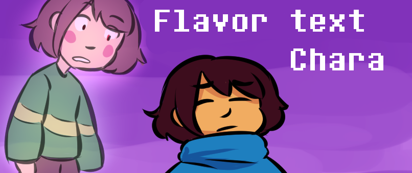 Undertale: AU - Flavor text Chara ~ Handlarz Iluzji