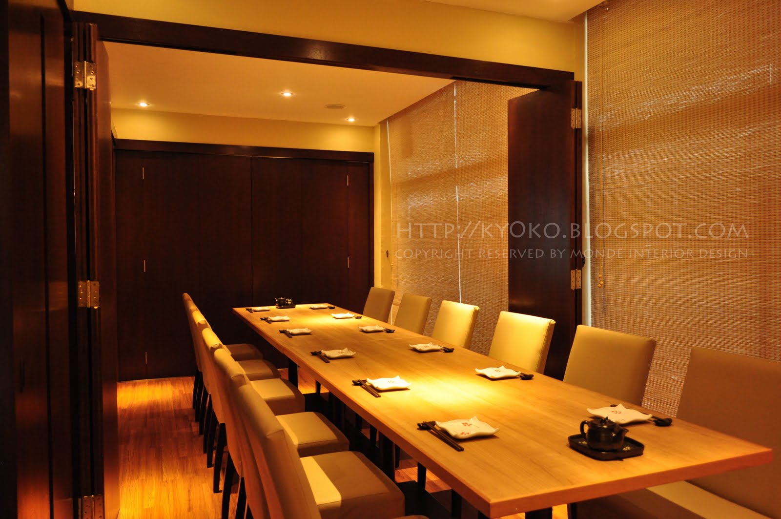 Japanese Dining - The first production