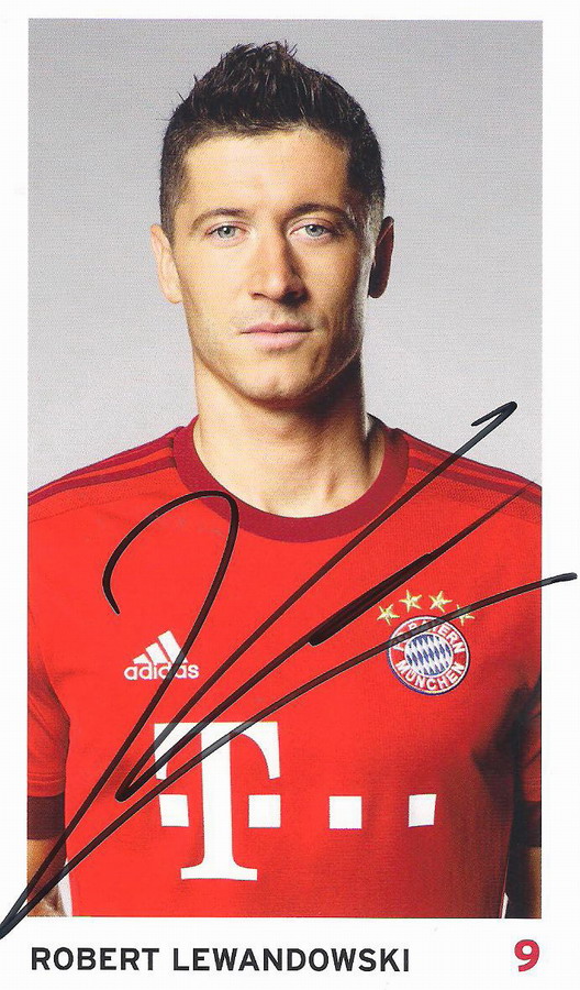 Autographs-F1: 241. Robert LEWANDOWSKI