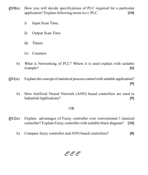 PLC and INDUSTRIAL PROCESS AUTOMATION Pune University April 2015 ...