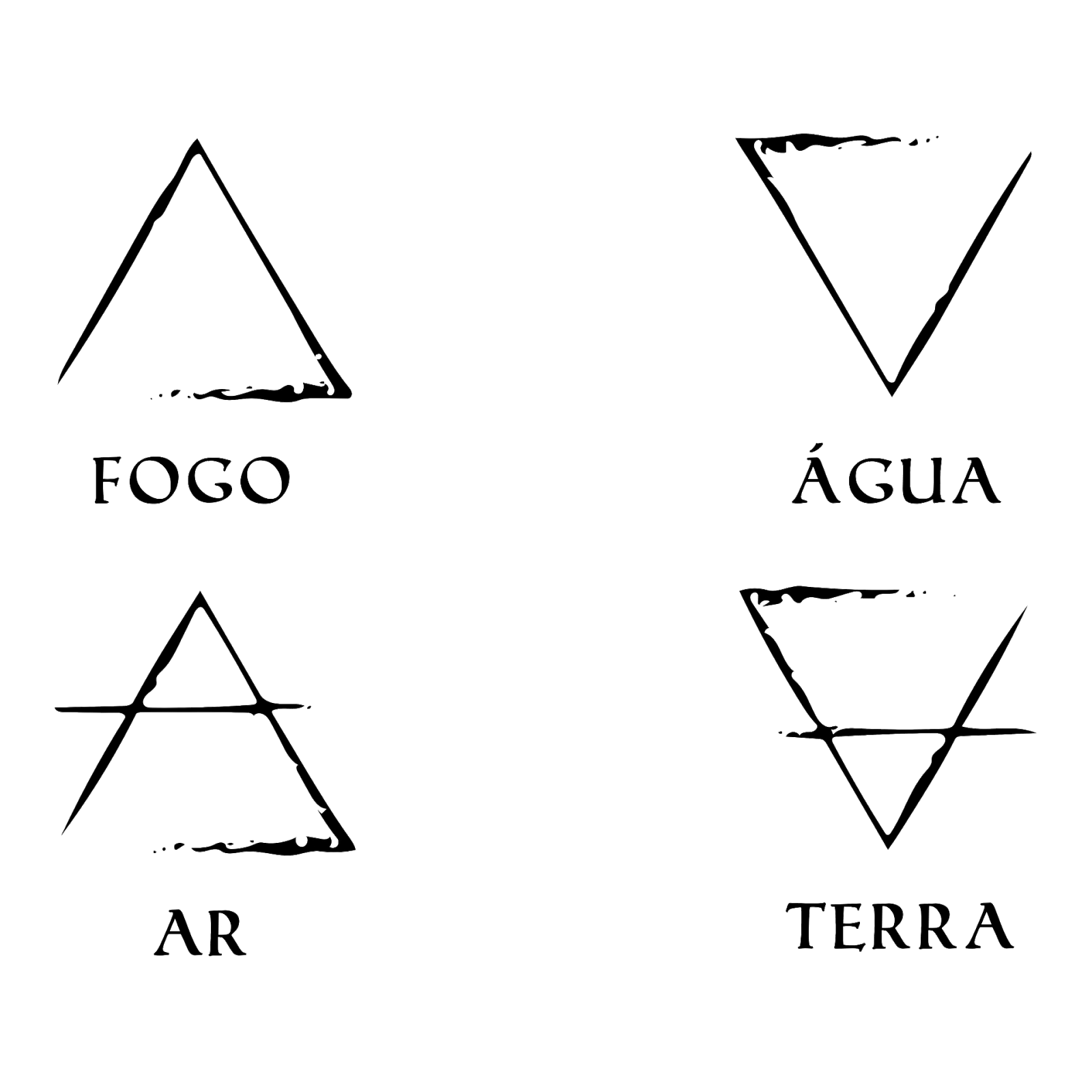 Os Elementos - Terra, Ar, Fogo e Água ~ Sob o Luar