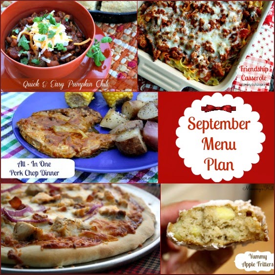 September Menu - Menu Plan Monthly — Mommy's Kitchen