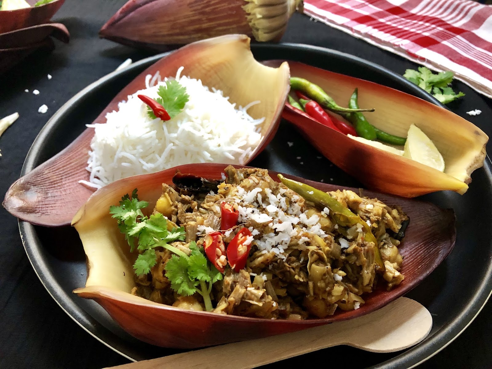 Bethica's Kitchen Flavours: Mochar Ghonto (Banana Blossom Curry ...