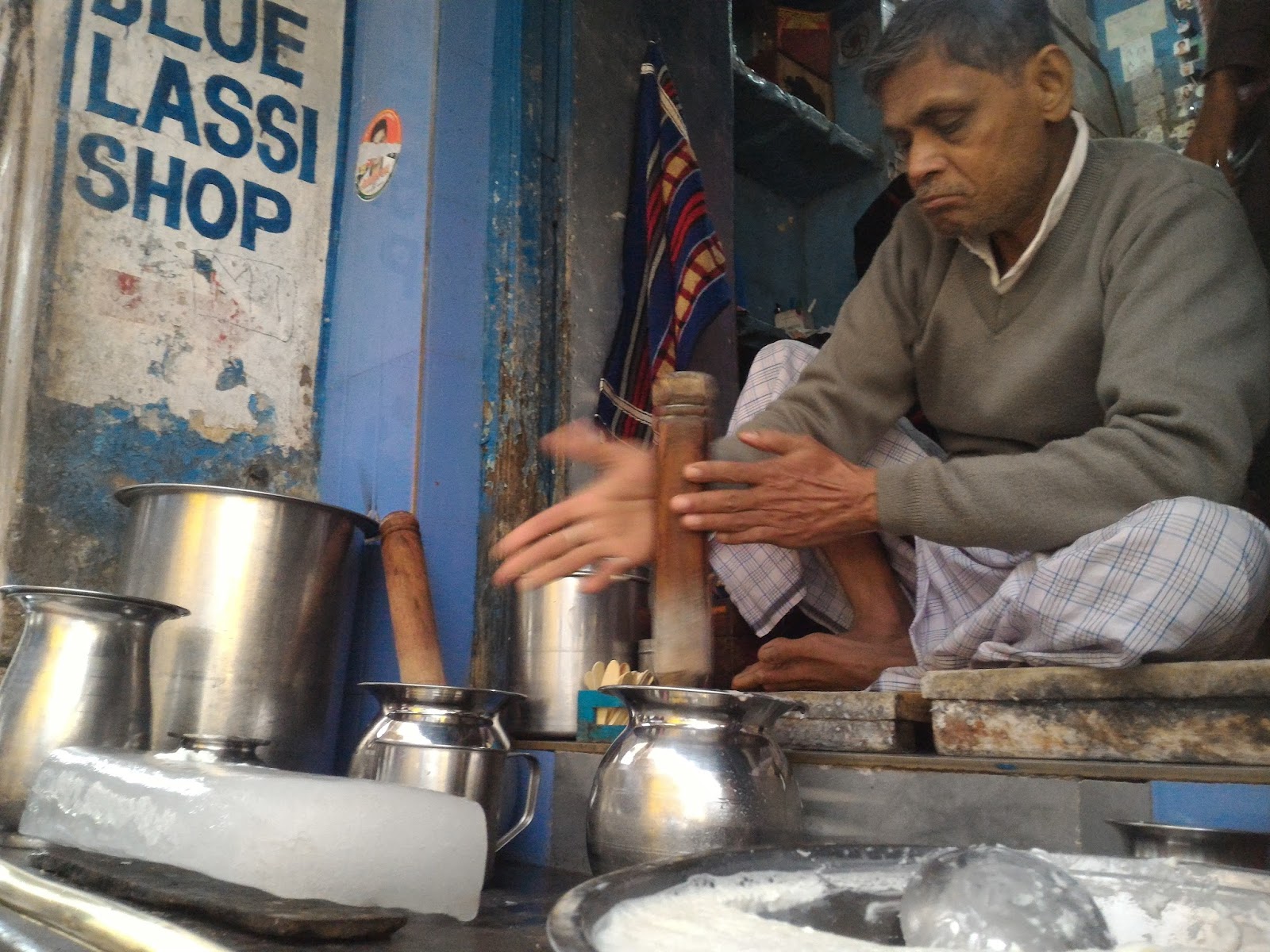 wanderlust: THE BLUE LASSI SHOP, VARANASI