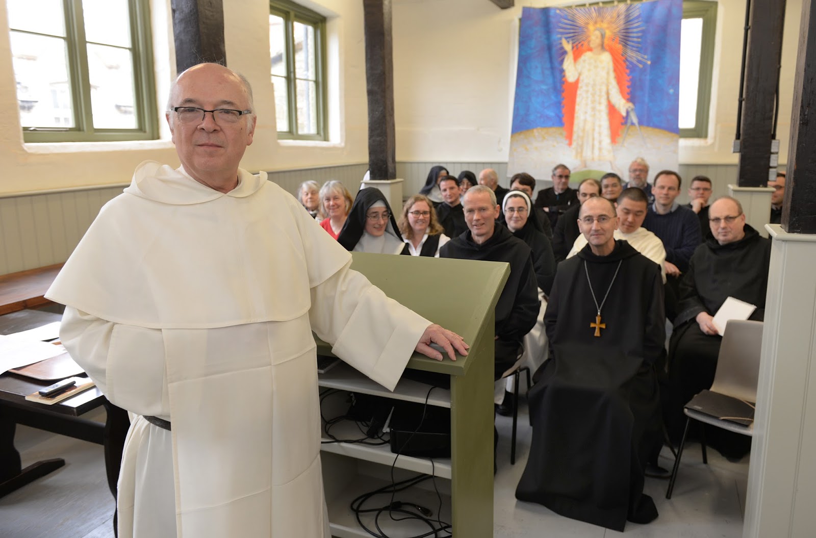 Msgr Moroney's Blog: Father Cessario Lectures at Quarr Abbey
