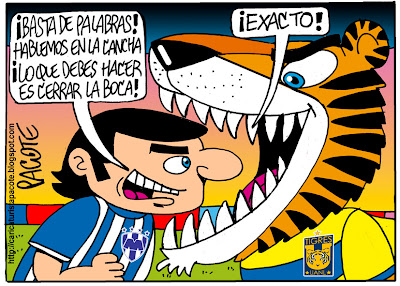 CARICATURISTA PACOTE: RAYADOS VS. TIGRES