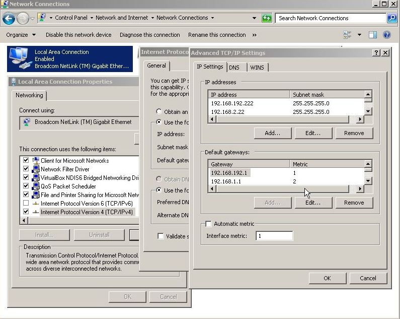 How To Add Multiple Ip Address And Multiple Gateway In Local Area Connection Devops In Action