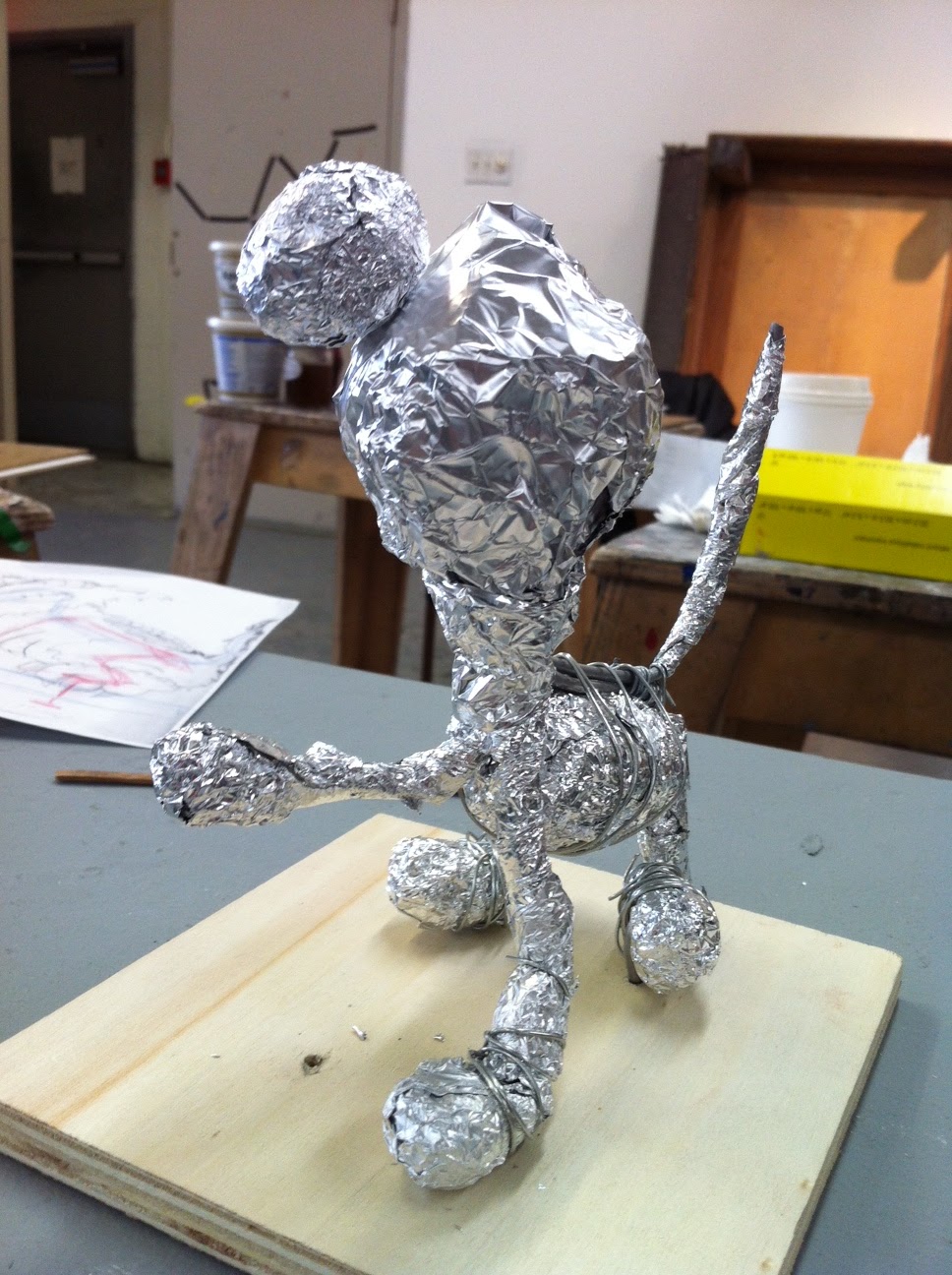 Zombie Kitty Kawaii! Travels The World!: Wire, Tin Foil And Wood...