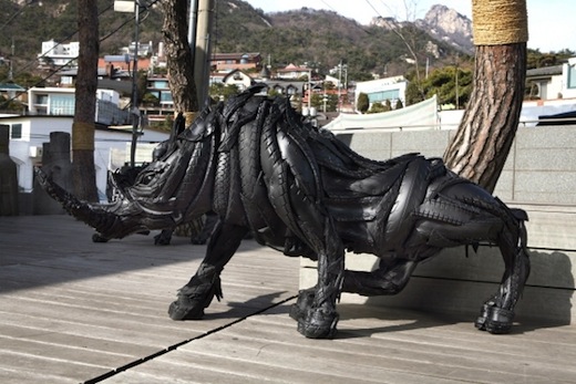 Rubber Power: Amazing sculptures made from used tires