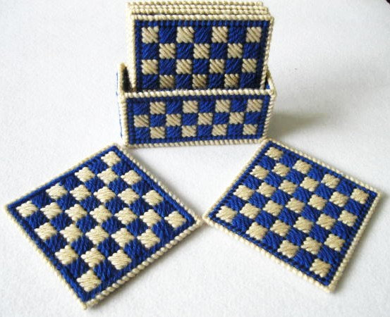 Mamaw's Place: Plastic Canvas Coasters