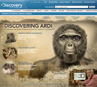 Aula de Adriana: 1º British: Discovering Ardi