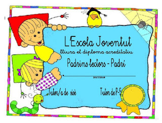 Cicle Superior - Escola Joventut: PADRINS LECTORS - DIPLOMA