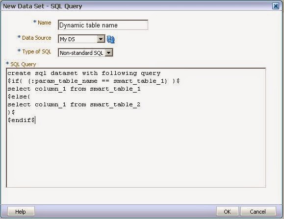 Vishals Blog Non Standard Sql In Bip 11g Dynamic Query Implementation