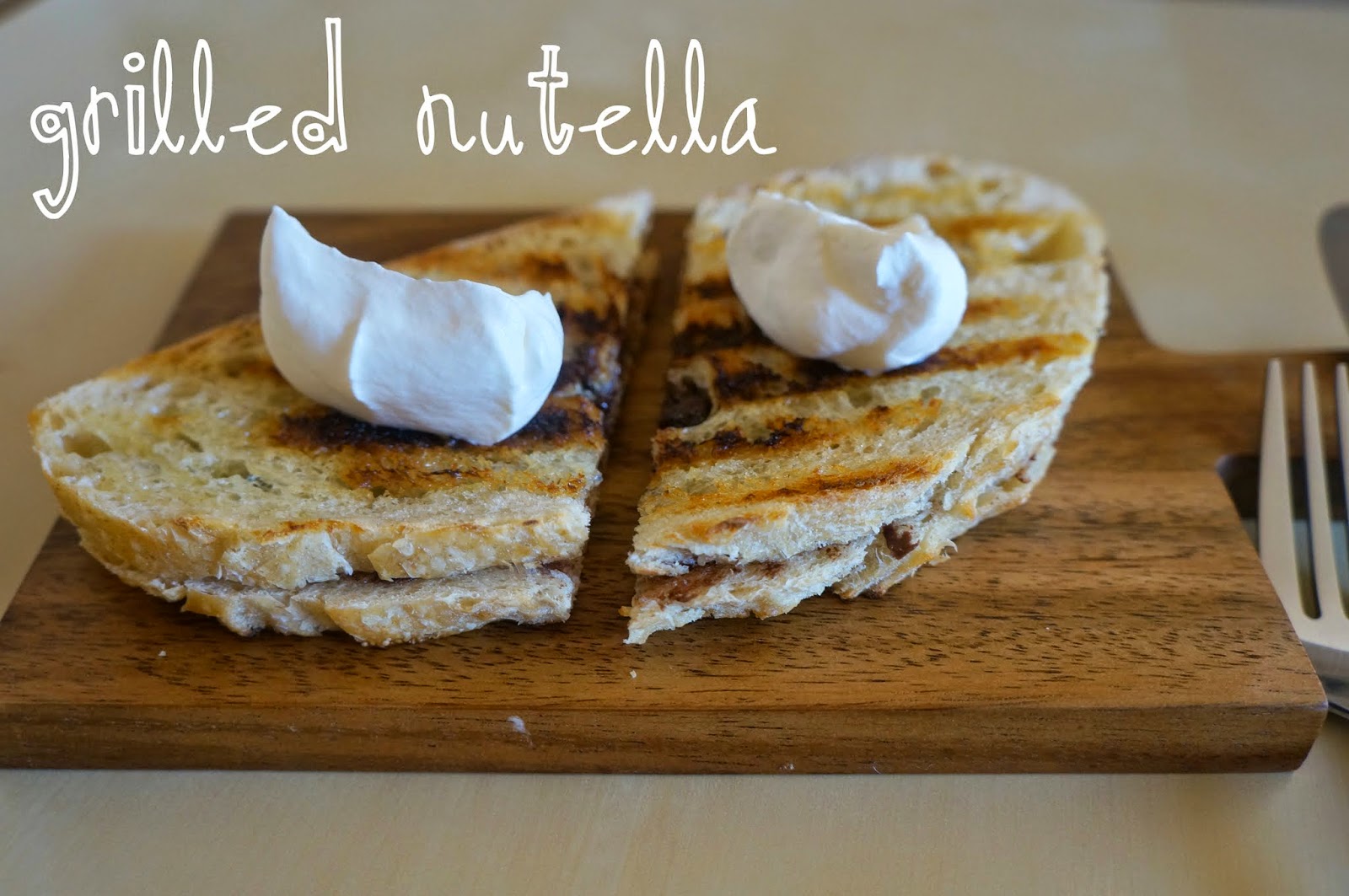 Grilled Nutella