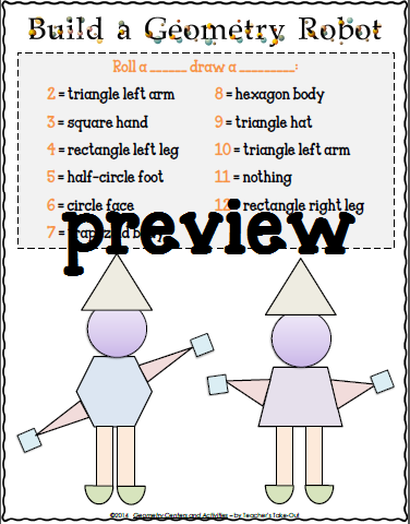 Teacher's Take-Out: Geometry/Measurement & Data