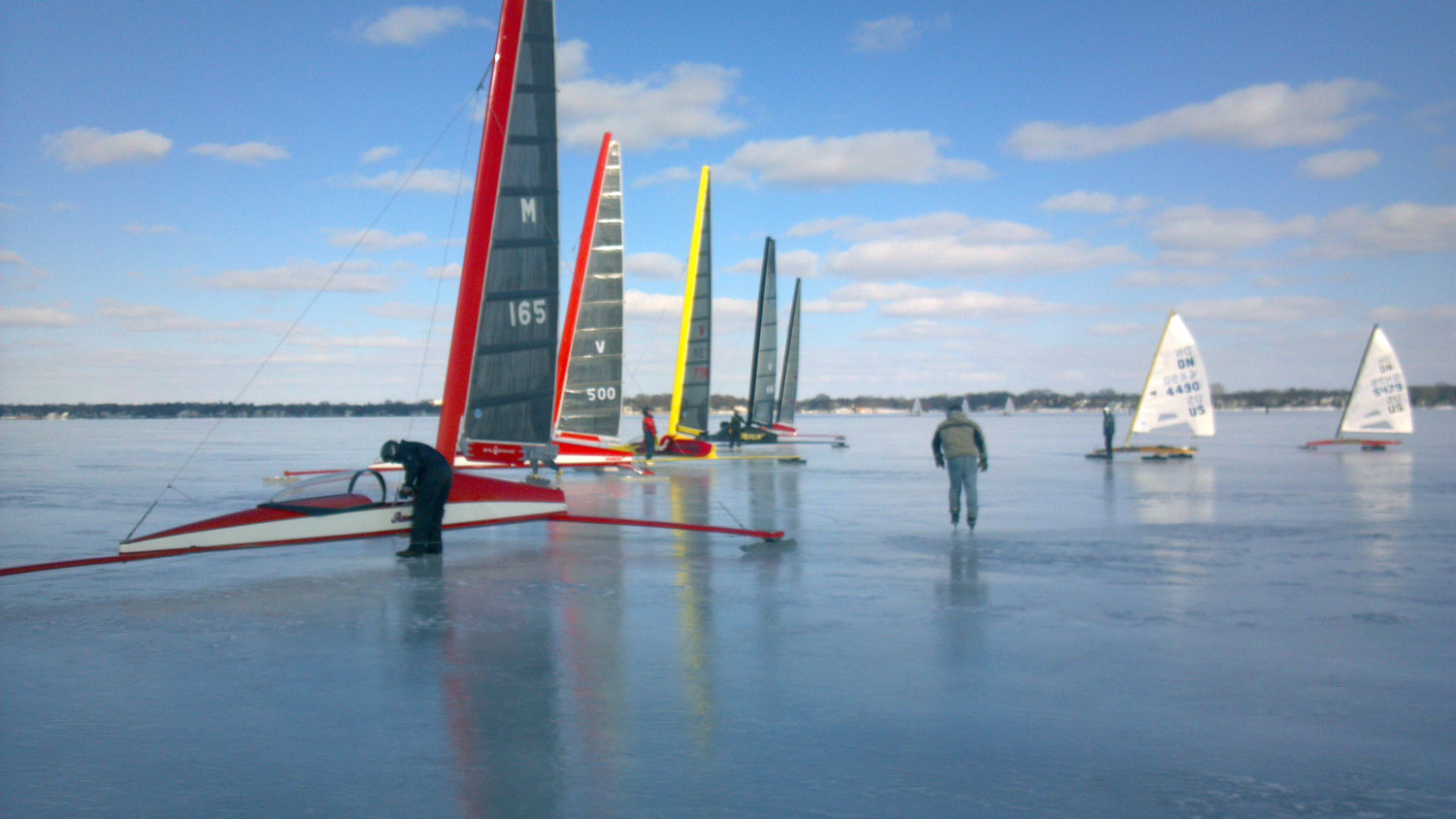 Pleasant Living: ICEBOATING IN MADISON