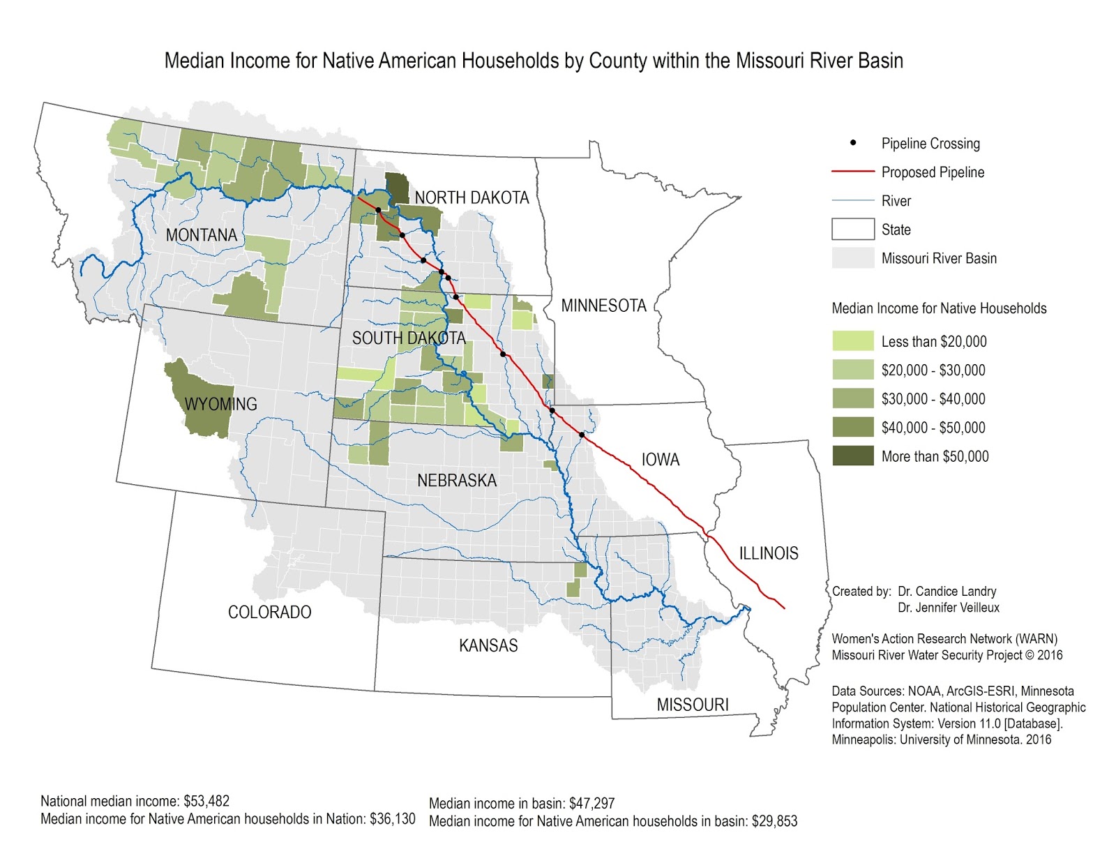 The Way of Water: Income Maps of the Native Americans Living in the ...