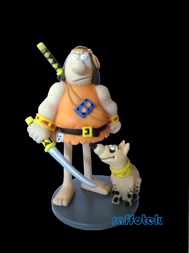 raffotek el famobil disperso... y su anárquica colección en vitrina ...